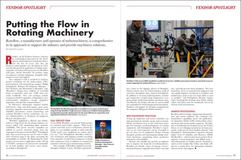 Putting the Flow in Rotating Machinery | Rotoflow